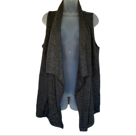Calvin Klein | Jackets & Coats | Calvin Klein Gray Open Front Vest ...